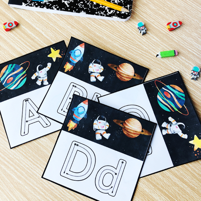 Space Picture-Word Cards - PreKinders