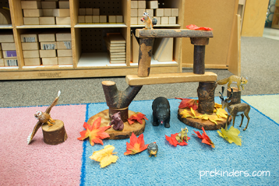 Fall Block Center Play Ideas - PreKinders
