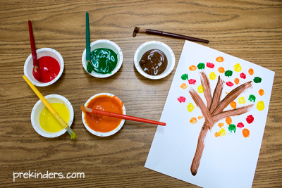 Fall Art Center Ideas in Pre-K - PreKinders