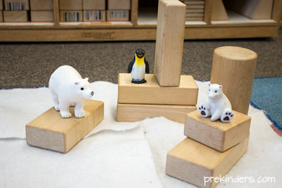 Winter Block Center Play Ideas in Preschool - PreKinders