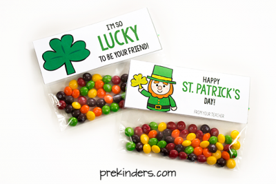 St. Patrick's Treat Bag Toppers - PreKinders