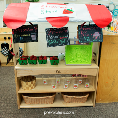 Strawberry Dramatic Play Shop - PreKinders