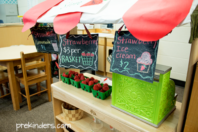 Strawberry Dramatic Play Shop - PreKinders