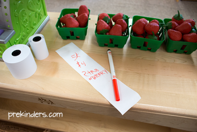 Strawberry Dramatic Play Shop - PreKinders