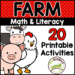 Farm Shapes Game - PreKinders Preschool Activities