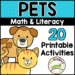 Pets Same and Different Games for Visual Discrimination - PreKinders