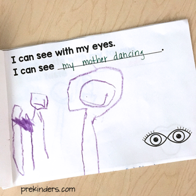 Five Senses Printable Book - PreKinders Preschool Activities