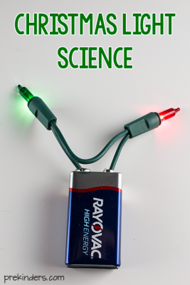 Christmas Lights Science for Preschool, Pre-K Kids - PreKinders