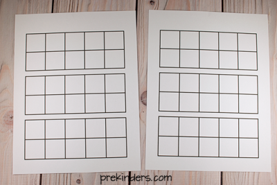Ten Frame Puzzles for Early Childhood Math - PreKinders