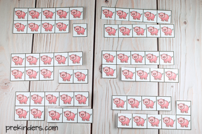 Ten Frame Puzzles for Early Childhood Math - PreKinders