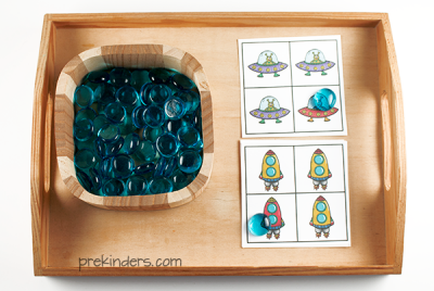 Space Same and Different Game: Visual Discrimination Skills - PreKinders