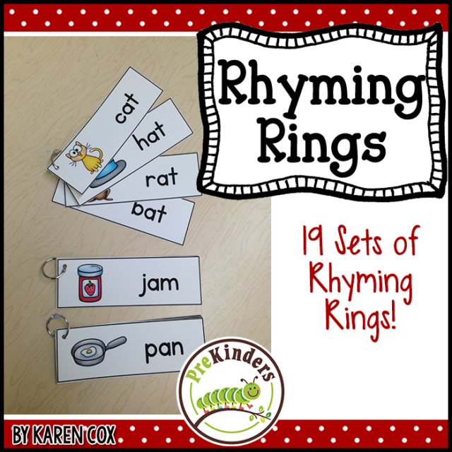 Rhyming Match Games - PreKinders