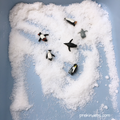 How to Make Pretend Snow in the Sensory Table for Preschool ...