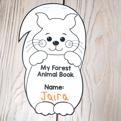 Forest Theme Math & Literacy Printables - PreKinders Preschool Activities