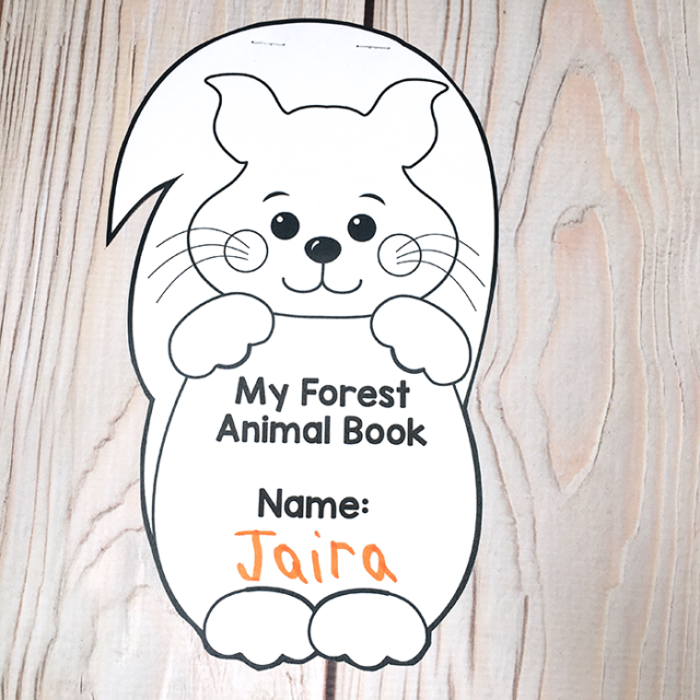 Forest Theme Math & Literacy Printables - PreKinders Preschool Activities