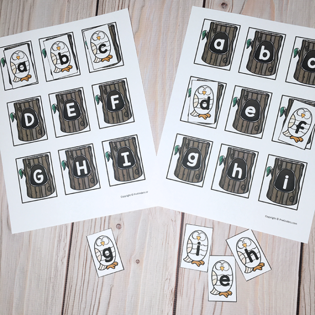 Forest Theme Math & Literacy Printables - PreKinders Preschool Activities