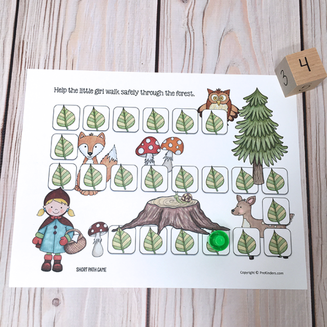 Forest Theme Math & Literacy Printables - PreKinders Preschool Activities