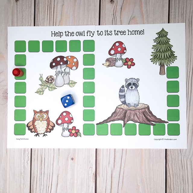 Forest Theme Math & Literacy Printables - PreKinders Preschool Activities