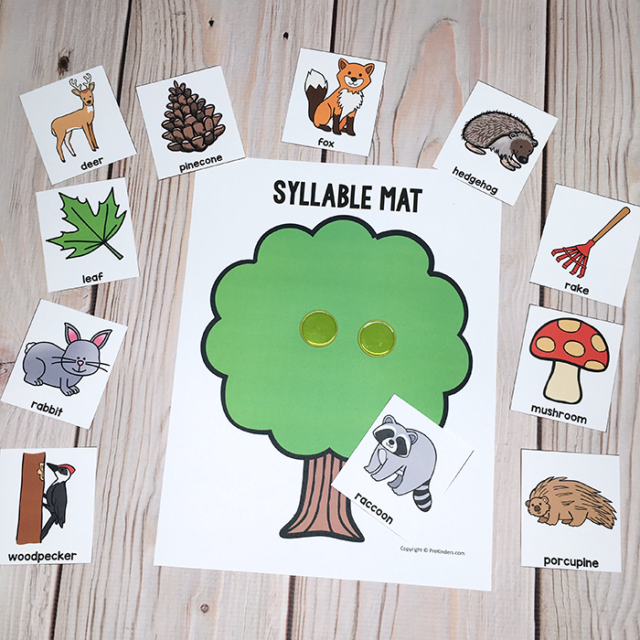 Forest Theme Math & Literacy Printables - PreKinders Preschool Activities