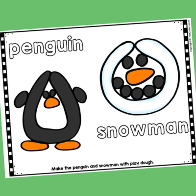 Winter Fine Motor Activities - PreKinders Preschool Activities