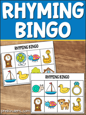 Teaching Rhyming in Pre-K - PreKinders
