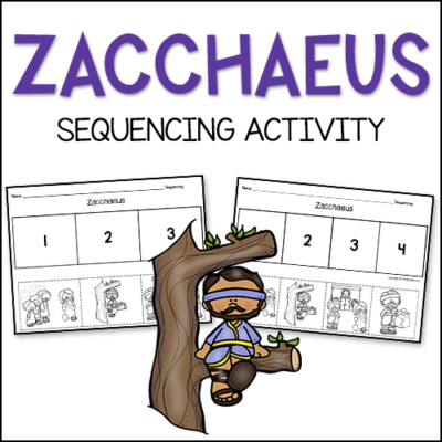 Zacchaeus: Christian Preschool Activities - PreKinders Preschool Activities