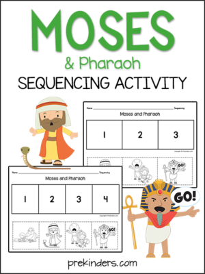 Bible Story Sequencing Cards - PreKinders Preschool Activities