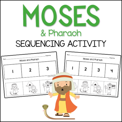 Moses & Pharaoh: Christian Preschool Activities - PreKinders Preschool ...