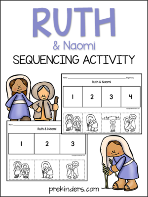 Bible Story Sequencing Cards - PreKinders Preschool Activities