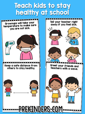 Health and Hygiene Posters for Preschool, Pre-K - PreKinders