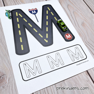 Letter Roads: Alphabet Letter Formation Printables