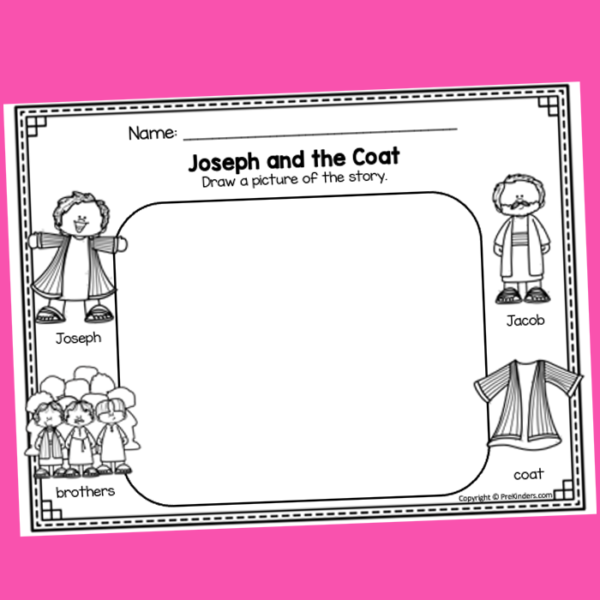 Bible Story Retelling Pages - PreKinders Preschool Activities