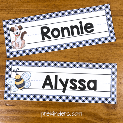 Picture Symbol Name Tags: Preschool Transition Strategies