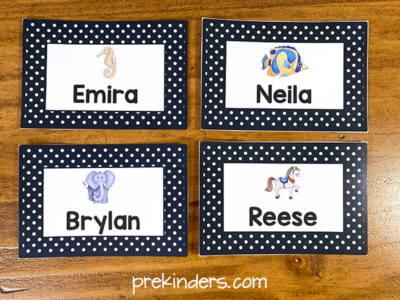 Picture Symbol Name Tags: Preschool Transition Strategies