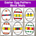 Easter Pattern Block Mats - PreKinders Preschool Activities