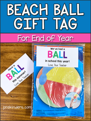 End of Year Gift Tags for Students Free - PreKinders Preschool Activities