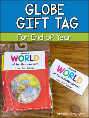 End of Year Gift Tags for Students Free - PreKinders Preschool Activities