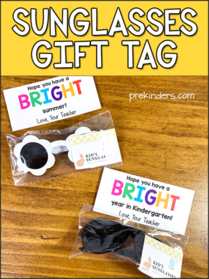 End of Year Gift Tags for Students Free - PreKinders Preschool Activities