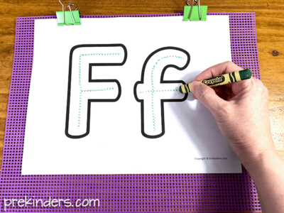 Sensory Writing Trays and Tactile Letters - PreKinders Preschool Activities