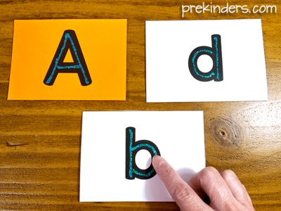 Sensory Writing Trays and Tactile Letters - PreKinders Preschool Activities