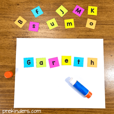 Find the Letters in Your Name Activities - PreKinders Preschool Activities