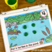 Pond Turtle Play Dough Math Mats - PreKinders Preschool Activities