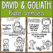 David and Goliath: Bible Story Preschool Activities - PreKinders ...