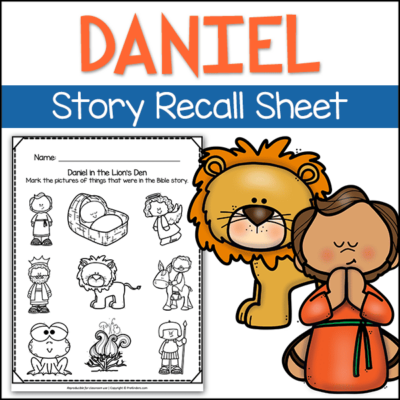 Daniel: Christian Preschool Activities - PreKinders Preschool Activities
