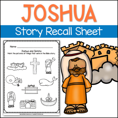 Joshua & the Battle of Jericho: Christian Preschool Activities ...