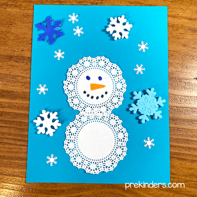 Winter Art Center Ideas in Pre-K - PreKinders Preschool Activities