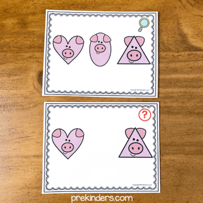Farm Shapes Game - PreKinders Preschool Activities