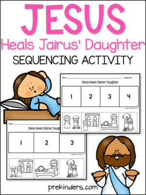 Bible Story Sequencing Cards - PreKinders Preschool Activities