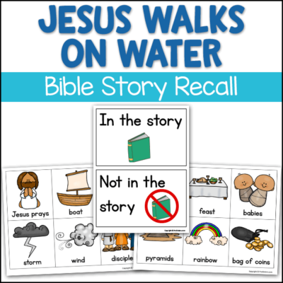 Jesus Walks on Water: Christian Preschool Activities - PreKinders ...