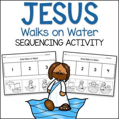 Jesus Walks on Water: Christian Preschool Activities - PreKinders ...